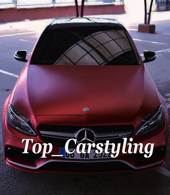 Matte Red Chrome Wrap