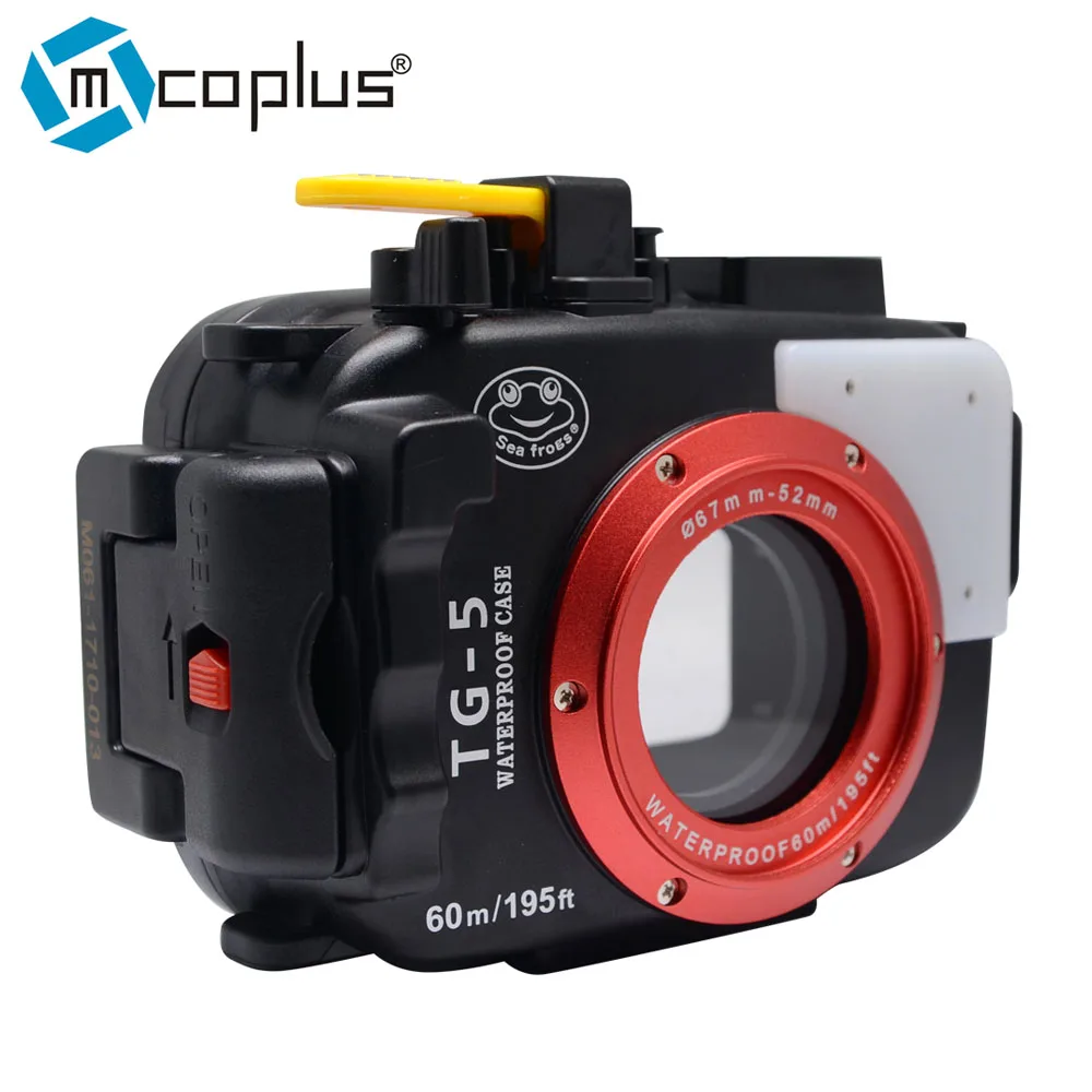 Mcoplus 40m 130ft 방수 설계 수중 하우징 카메라 케이스 올림푸스 TG 5 TG5 카메라|camera case ...