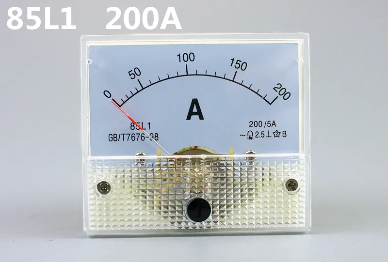 Ac Analog Meter Panel 200a Amp Current Ammeters 85l1 0 200a Gauge In
