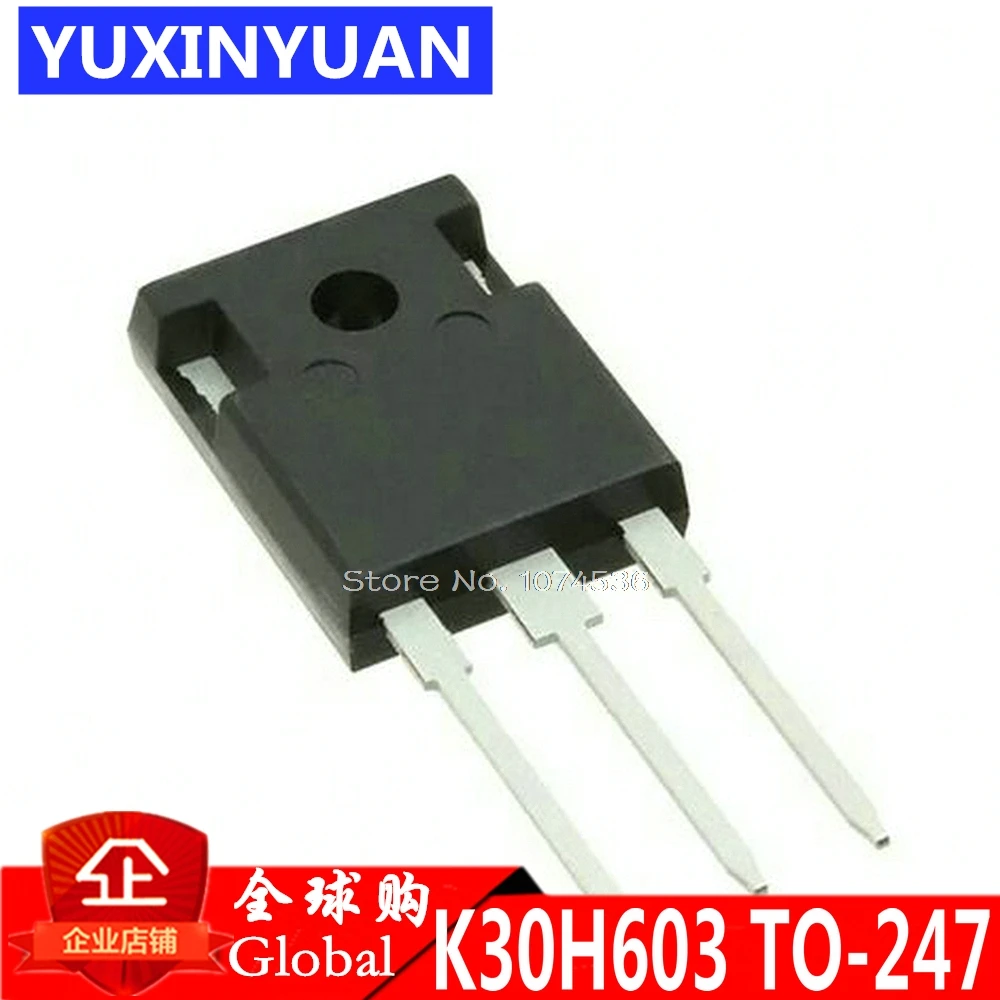 Transistor IKW30N60H3 K30H603 TO-247 IKW30N60 IGBT 600V 30A 187W, 10 ...