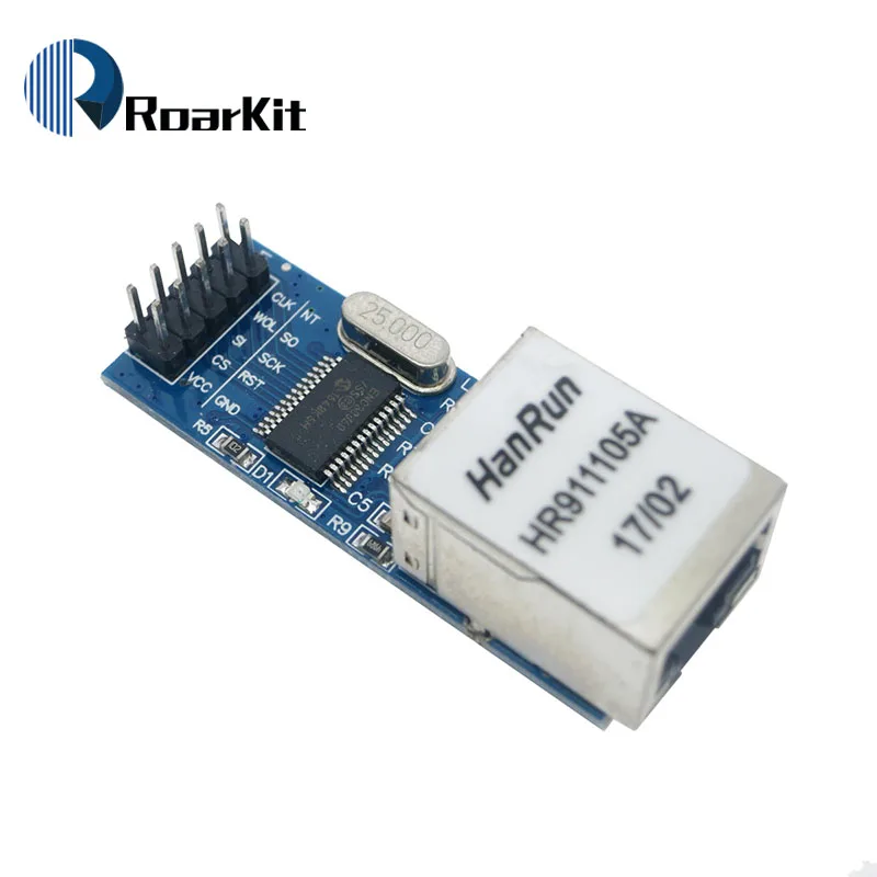 Free shipping Mini ENC28J60 Ethernet LAN Network Module For Arduino 51 ...
