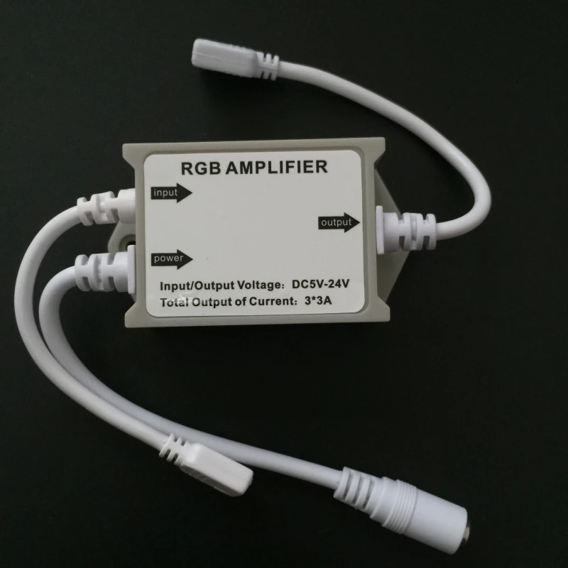 3pcs New design LED RGB Amplifier DC5 24V 3A*3 RGB Amplifier For RGB ...