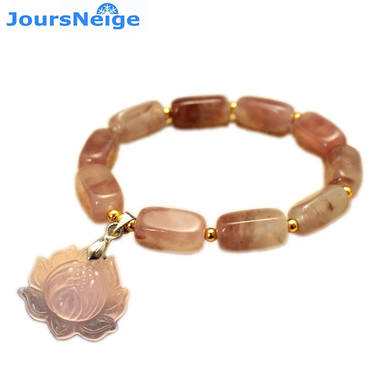 Fresh Guilin chicken blood Natural Stone Bracelets for Women Beads With ...
