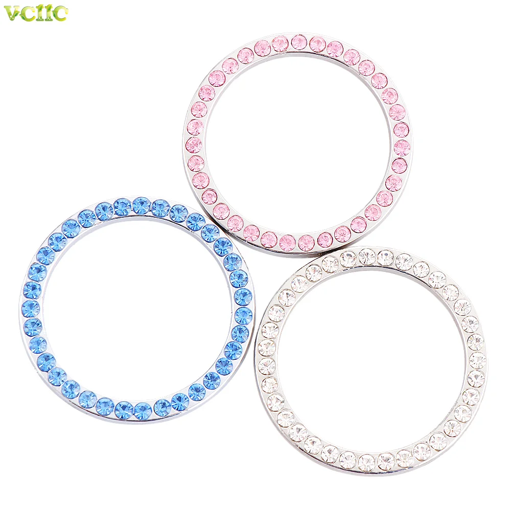 Crystal Car Engine Start Stop Ignition Key Ring For Mercedes Benz W203 ...