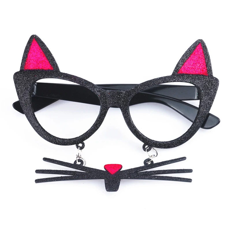 Cute Cat Glasses Frame Women Girl Drama Dance Party Spectacles Animal ...