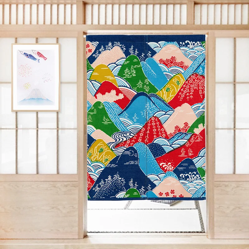 Nice-Curtains-Japanese-Door-Curtains-Beautiful-Japan-Style-Printing ...