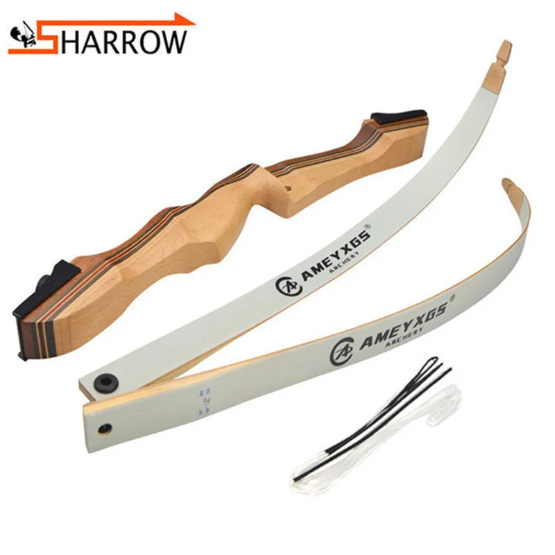 1 set 68 inch 16 38lbs recurve bow 오른손 사냥 활 전통 나무 수직 사냥 슈팅 활 양궁 액세서리|다트 ...