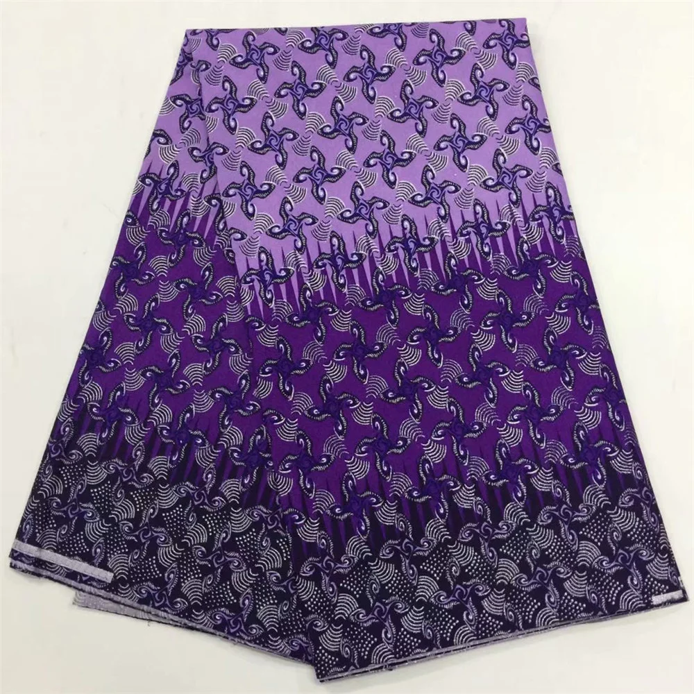 African Wax Fabric Cotton Tissus Wax Africain Fleurs Ankara Fabric