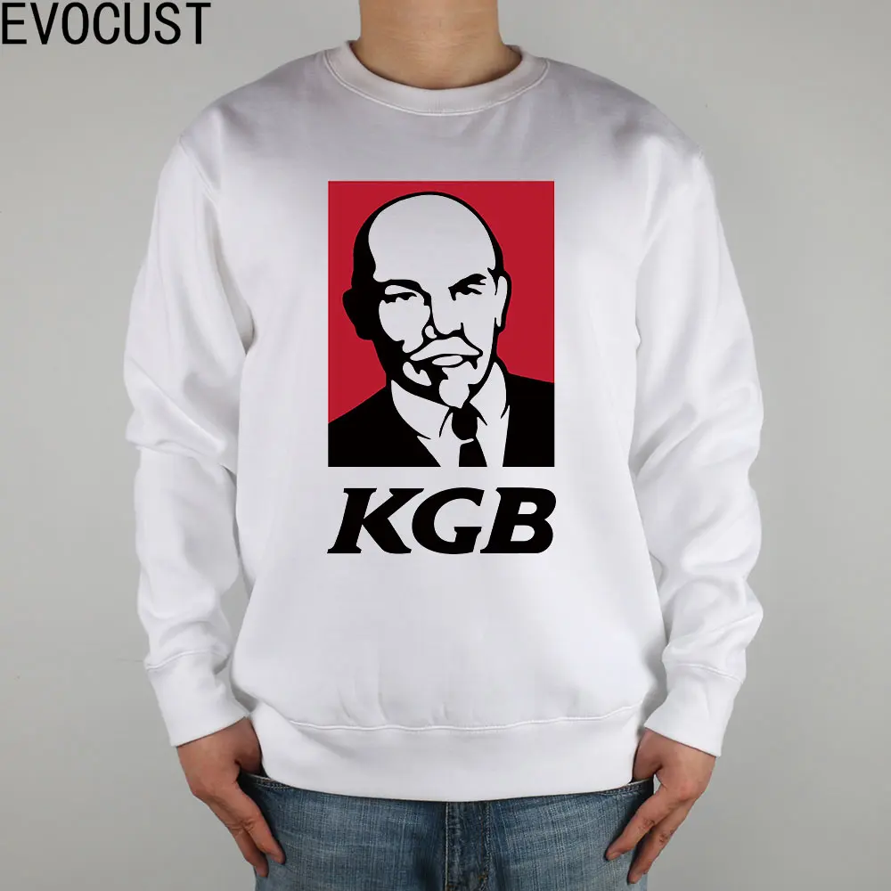 KK CCCP KFC LENIN KGB FUNNY men Sweatshirts Thick Combed Cotton-in ...