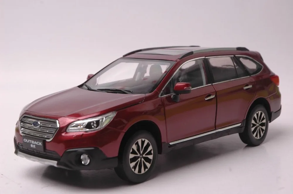 1:18 Diecast Model for Subaru Outback 2014 Red SUV Alloy Toy Car ...