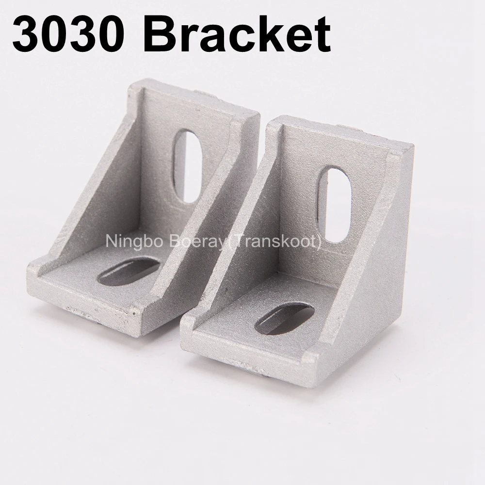 Купить 10 ШТ. 3030 угловой фитинг угол 30 x 30 декоративные кронштейны ...