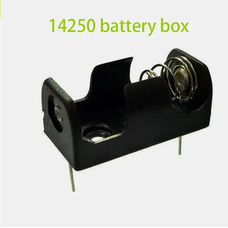 10pcs Black Plastic Battery Box Container Storage 3v Batteries Holder ...