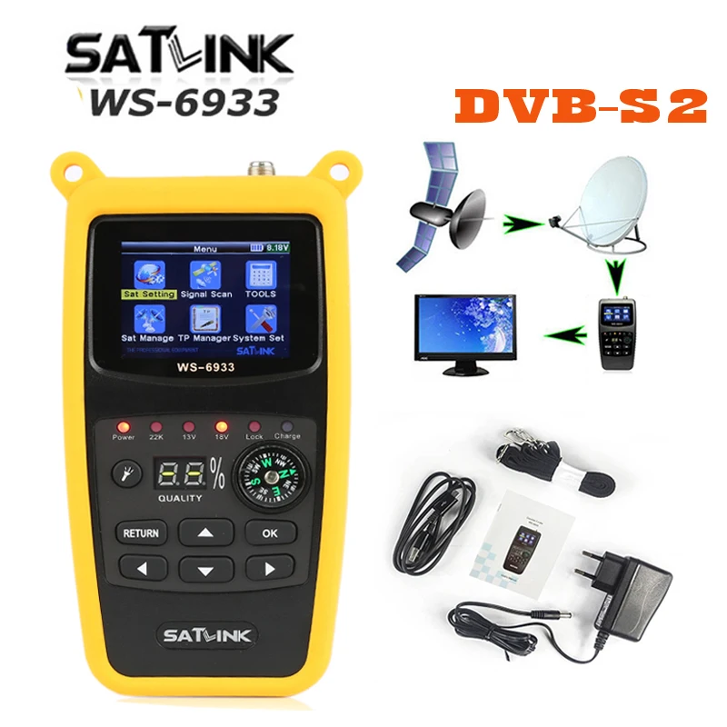 Satlink-Digital-Satellite-Finder-WS-6933-DVB-S2-FTA-CKU-Band-WS6933-vs ...