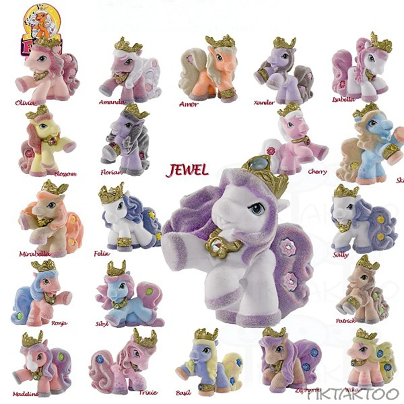 15pcs/set LPS Cute Horse Toys Filly Butterfly Witchy Stars Unicorn ...