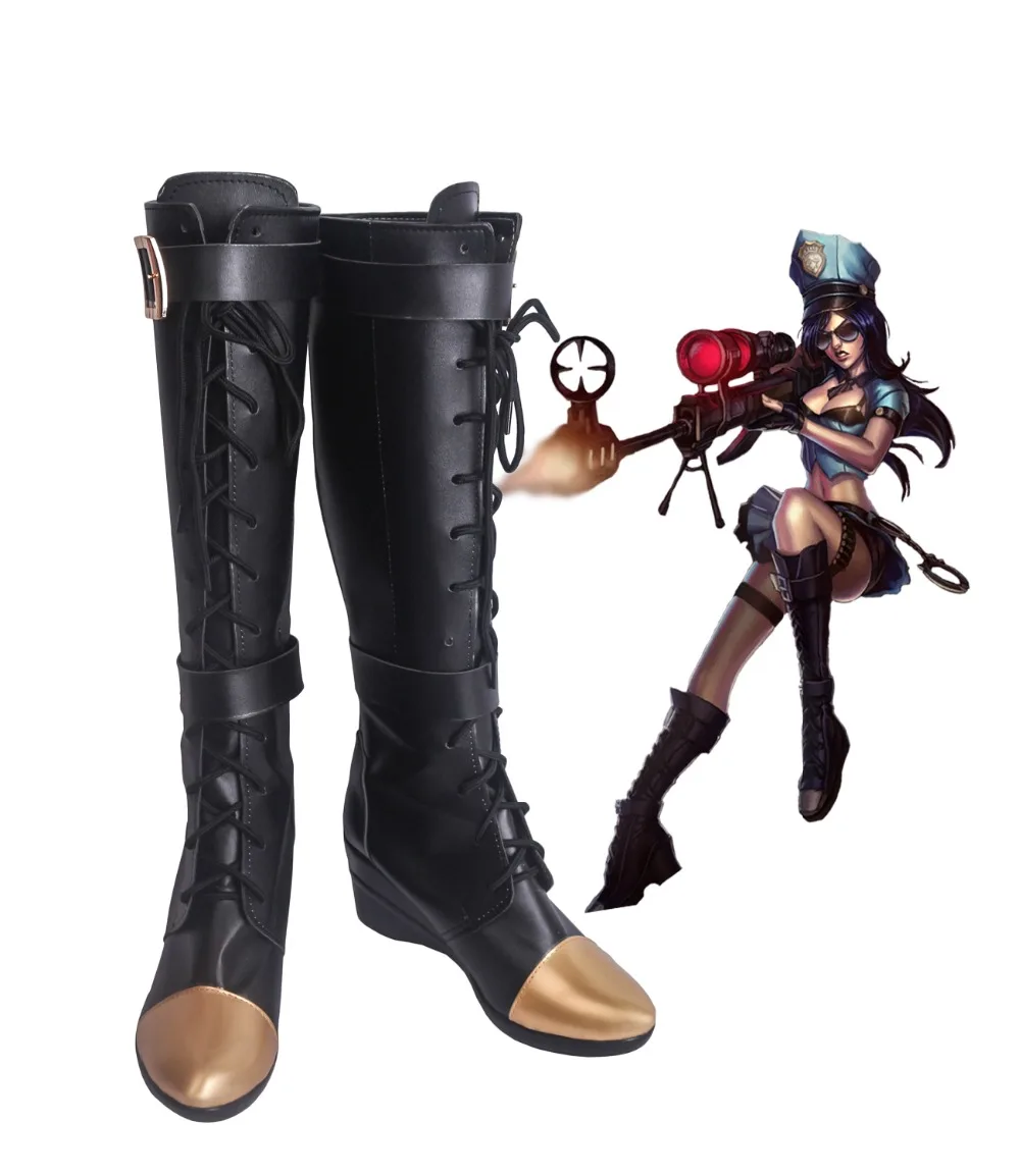 Caitlyn Lol Cosplay Boots - AllCosplay.com