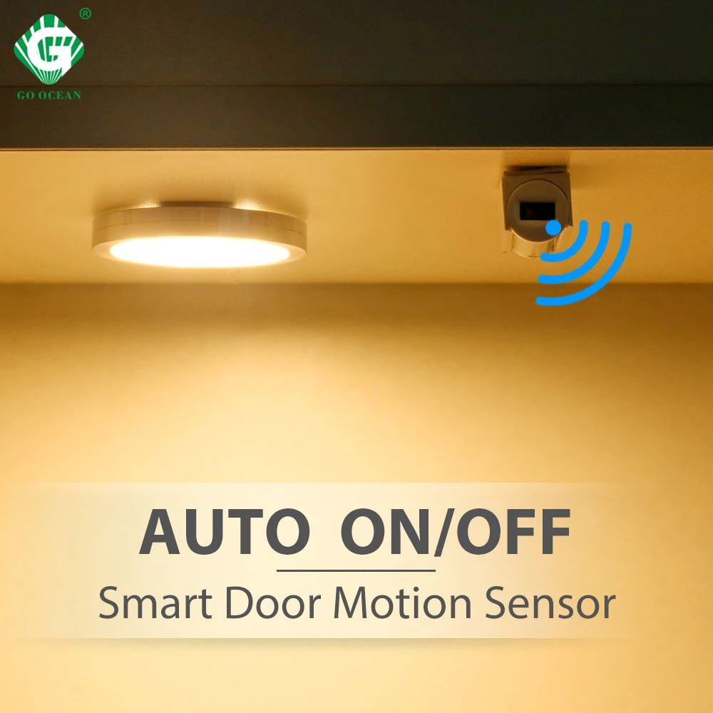 Smart Door Sensor Under Cabinet Light 2 5W 12V Motion Sensor Switch