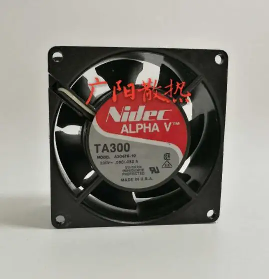 Original Nidec ALPHA V TA300 A30479-10 230V 8038 cabinet radiator fan - Uranful.com