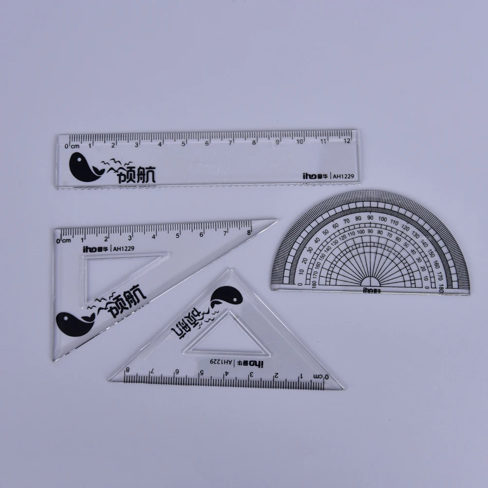 7 Pieces Of Compasses Ruler Set Student Ruler Set Brands Goniometro ...