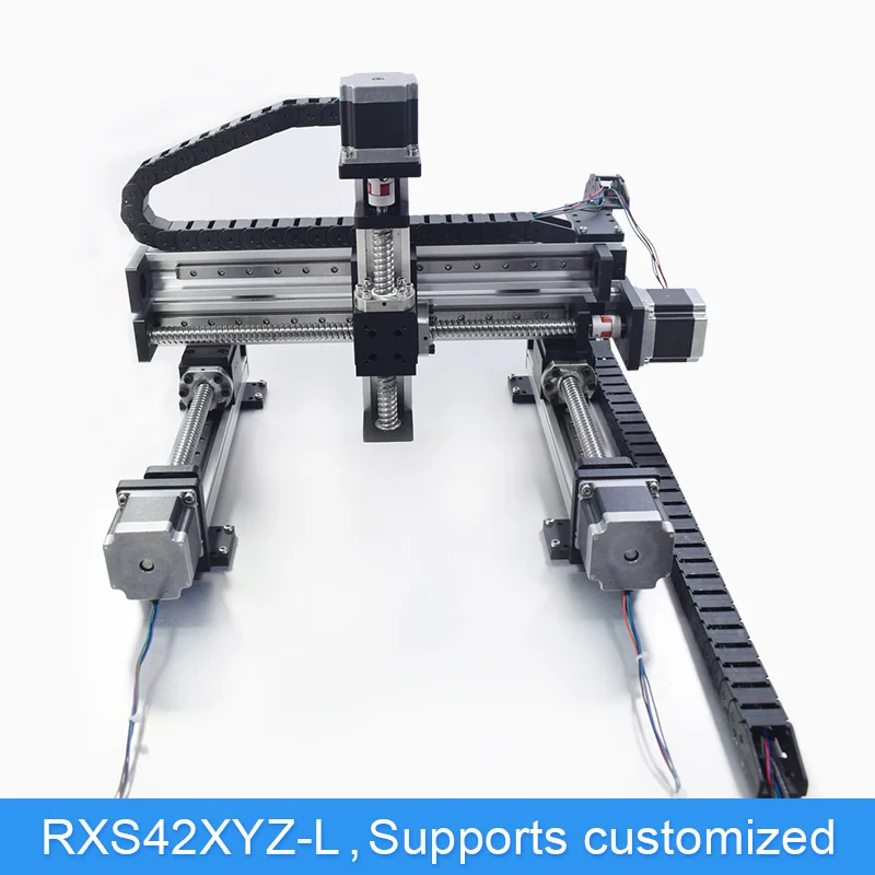 XYZ Automatic Gantry Robot CNC Linear Module Guide Ball Screw Rail ...