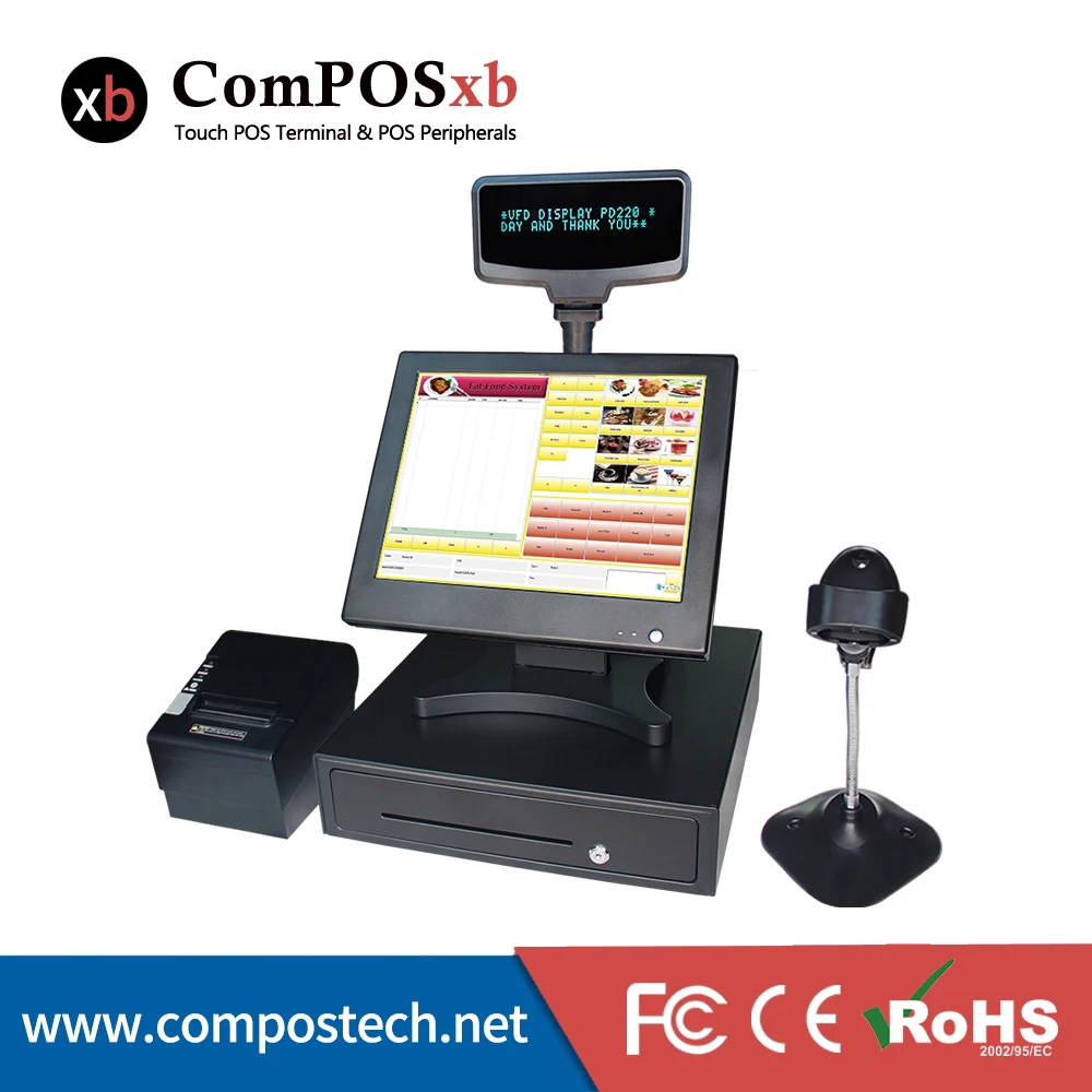 Aliexpress.com : Buy 15 inch LED Touch Screen POS terminal Point of ...