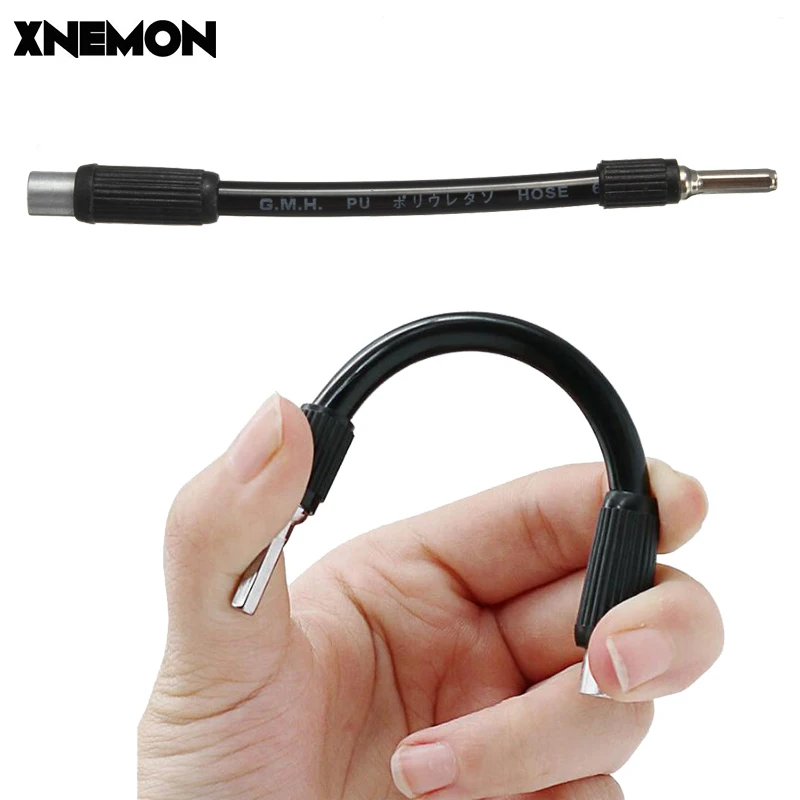 New 1pcs/set Black Flex Flexible Screwdriver Drill Bit Holde130x8mm Hex ...