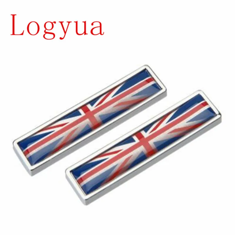 2pcs/lot Uk Flag Metal Car Sticker Decorate Sticker Emblem Badge For ...