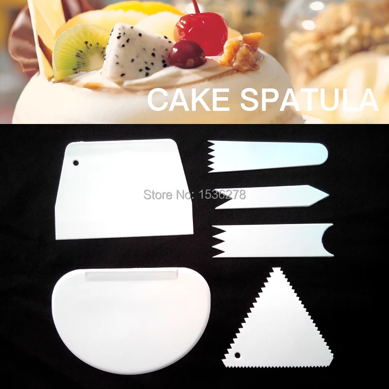 Christmas Kitchen Tools Cake Smoother Cake Scraper Set Classic Fondant ...