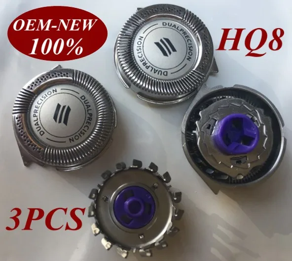 Norelco 필립스 면도기용 교체 헤드 면도날, HQ8, HQ8894, HQ7300, HQ7360, HQ7380, HQ7390 ...