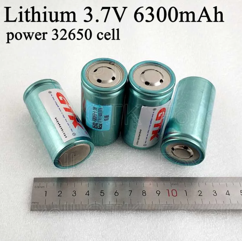 10pcs 3.7v 6.3ah Lithium 32650 Battery Tf32650 Cells 32700 6500mah 3.7v ...