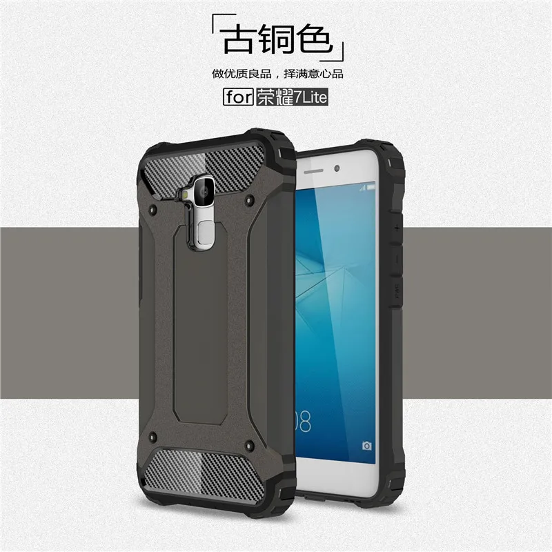 LIEVE For Huawei Honor 7 Lite Case Heavy Duty Diamond Armor Shockproof ...