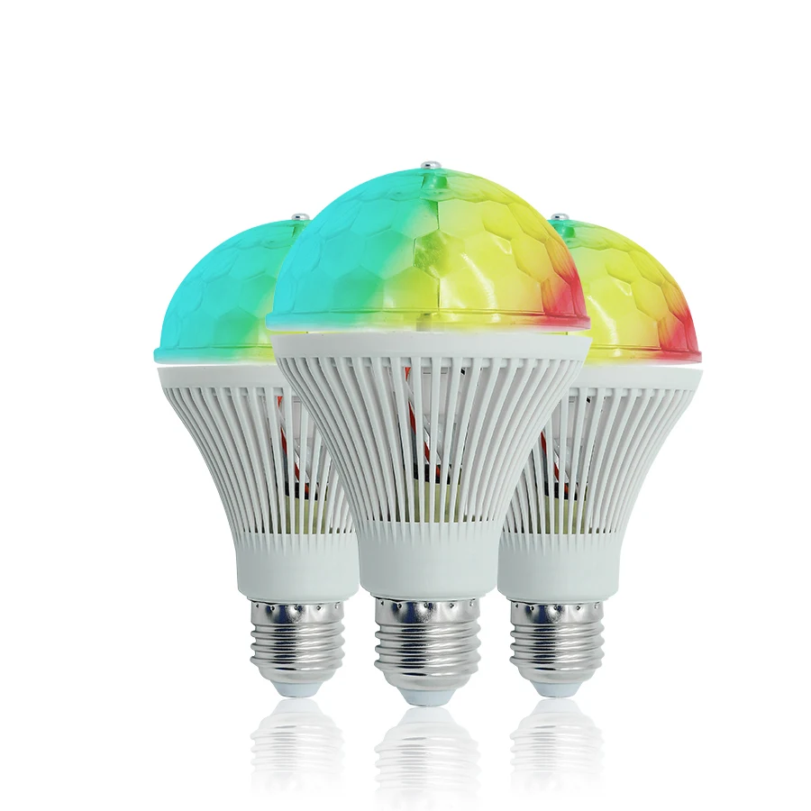 E27 Party Dance Disco Light Colorful Magic Music LED Bulb AC 85 260V ...