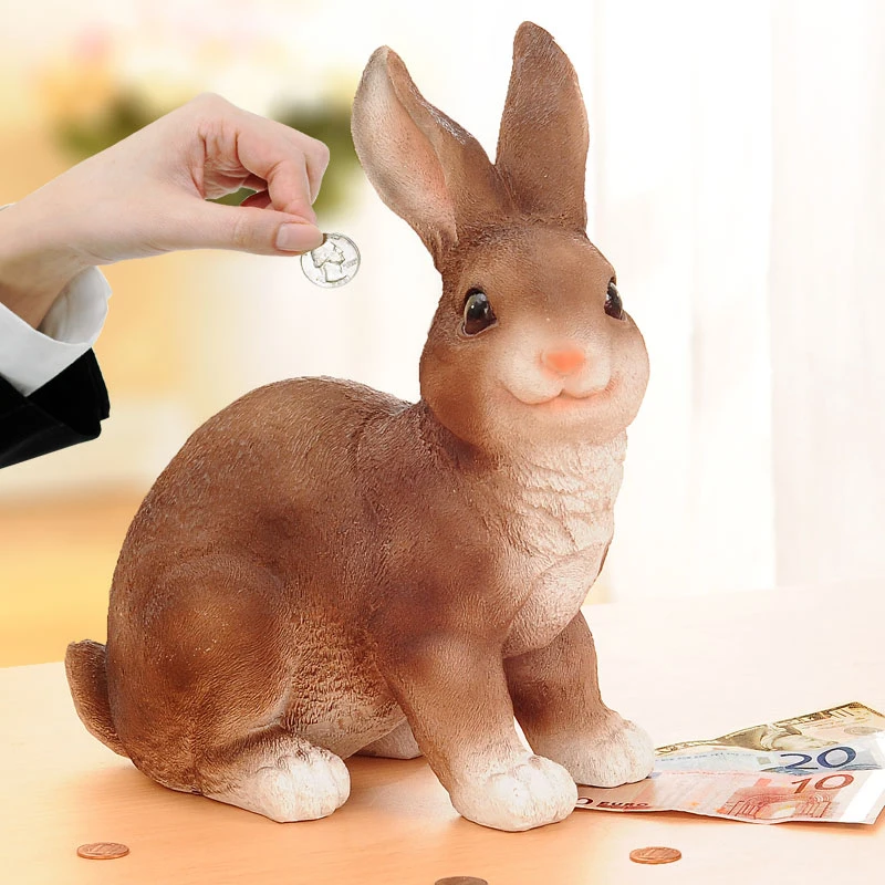 Piggy bank cartoon rabbit piggy bank child piggy bank gift rabbit coin ...