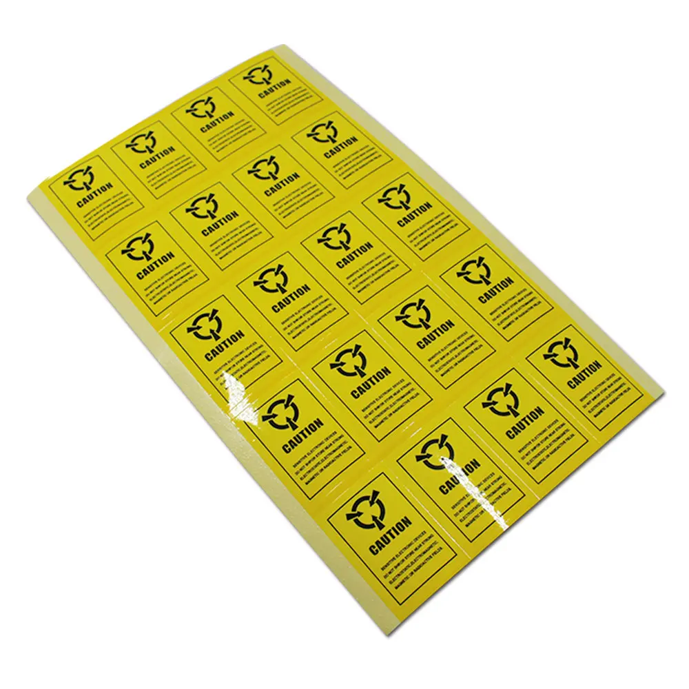 4*2.2cm Caution Antistatic Event Sticker For Esd Anti-static Sensitive ...