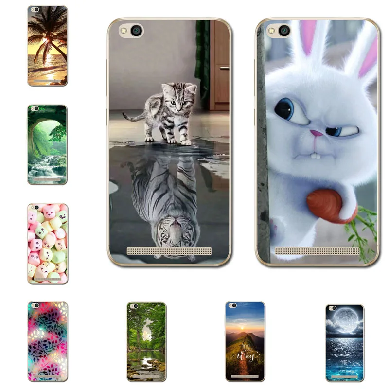 3D Painted Case 대 한 미 테크의 Redmi 5A Case 폰 Cover TPU Soft Silicone Cover ...