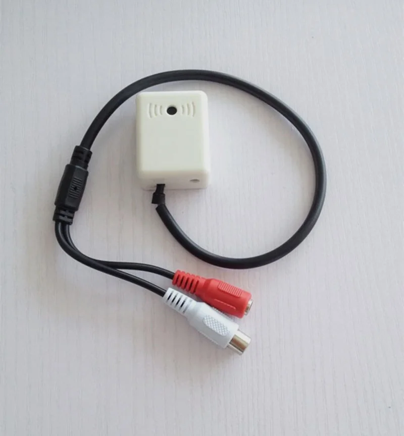 MINI Audio MIC For Security DVR Camera System Cable CCTV Microphone ...