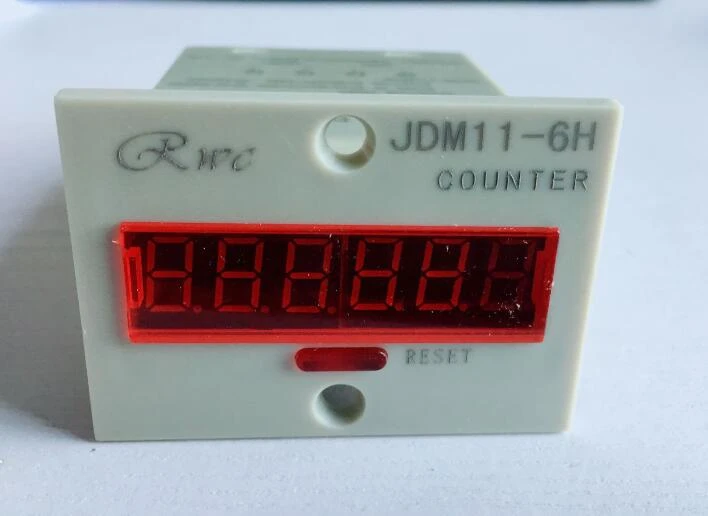 6 Digit Display Electronic Digital Counter Jdm11-6h Industrial Counter ...