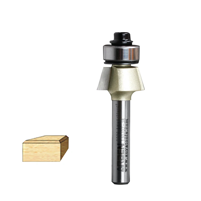 Woodworking Tungsten Carbide Chamfer Arden Router Bit - 1/4*9/32-8 ...
