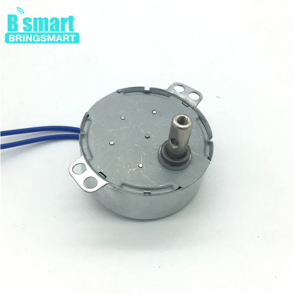 Bringsmart motor síncrono magnético permanente, quatro tipos de eixo 110v/220v cw/ccw 5v 240v ...