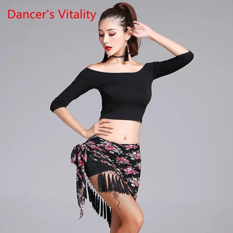 2017 Performance Women Dance Dress Samba Costume 2 Pieces Set Top And