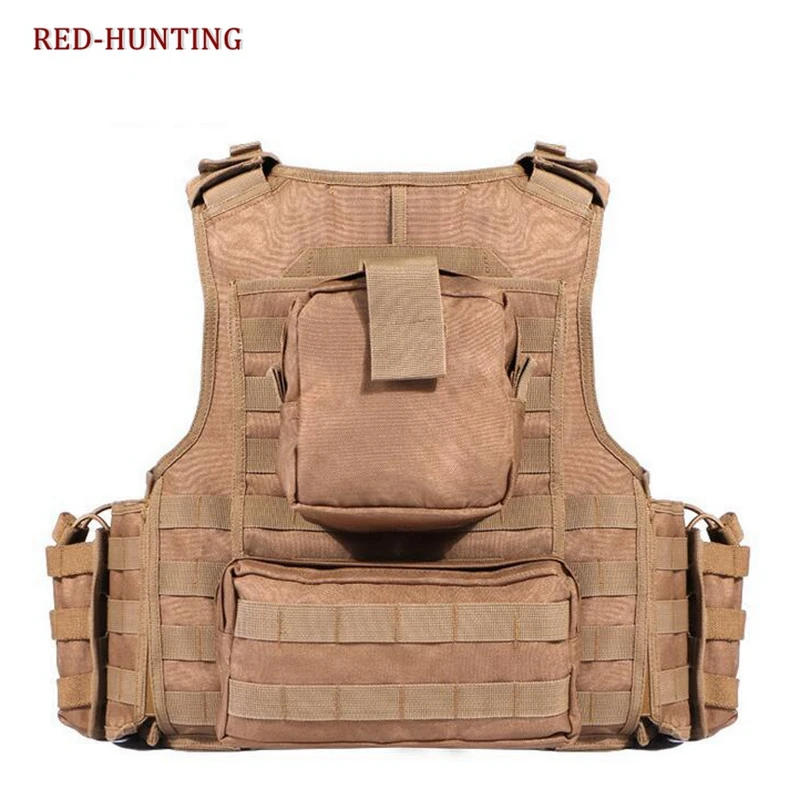 Desert Combat Vest Amphibious Military Tactical Battle Airsoft Molle ...