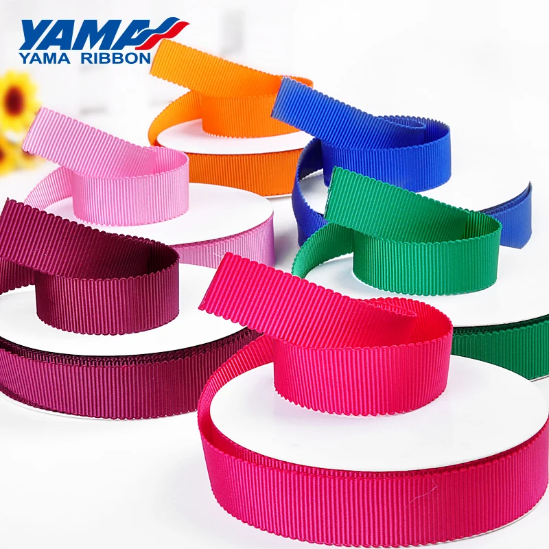 YAMA 100Yards/roll Polyester Petersham Ribbon 25mm 38mm Ribbons for ...