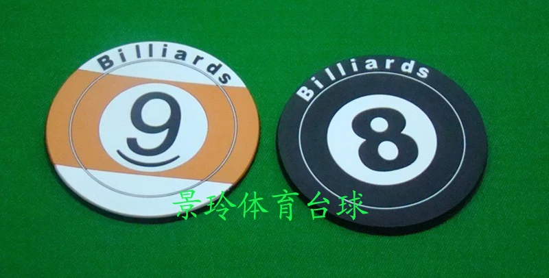 2pcs-lot-billiard-accessories-8-ball-Snooker-coasters-rubber-coasters ...