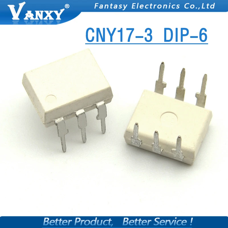 10pcs Cny17-3 Dip6 Cny17 Dip Dip-6 Cny17-1 Cny17-2 Cny17-4 Cny17f-1 Cny17f-2 Cny17f-3 Cny17f-4 ...