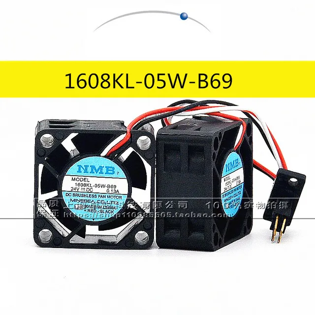 original 1608KL-05W-B69 FANUC 4020 24V inverter fan 0.13A cooling fan - laptop-motherboards.com