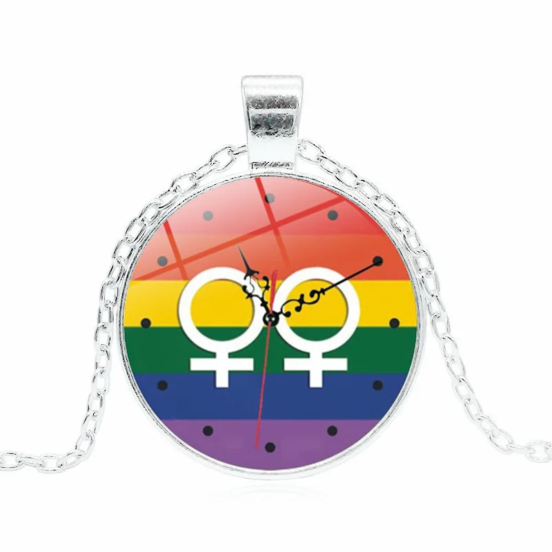 LGBT Gay Pride Chain Pendant Necklace (Various Designs) - Queerks™