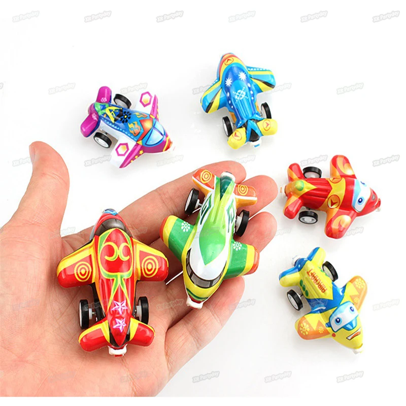 Pull Back Aircraft Toys Children Baby Mini Air Plane Cartoon Pull Back ...