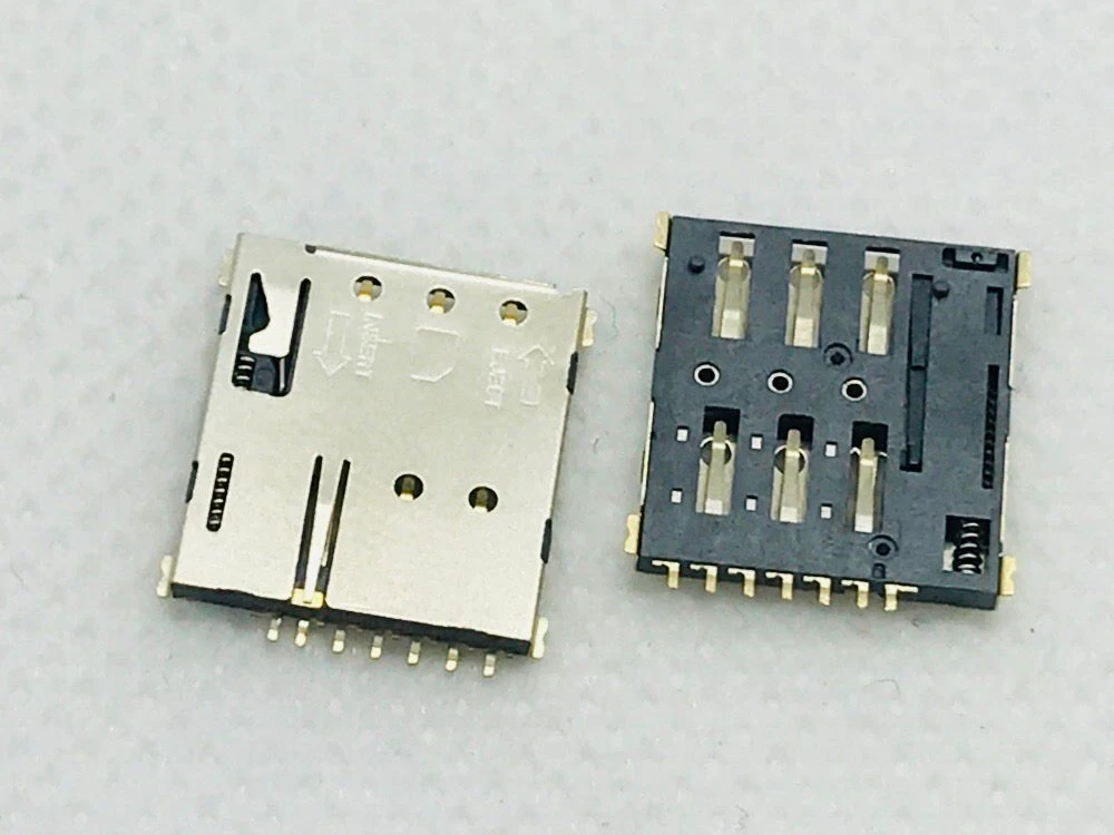 Micro Nano SIM Card Socket Slot Tray Holder Connector Adapter 7pin ...