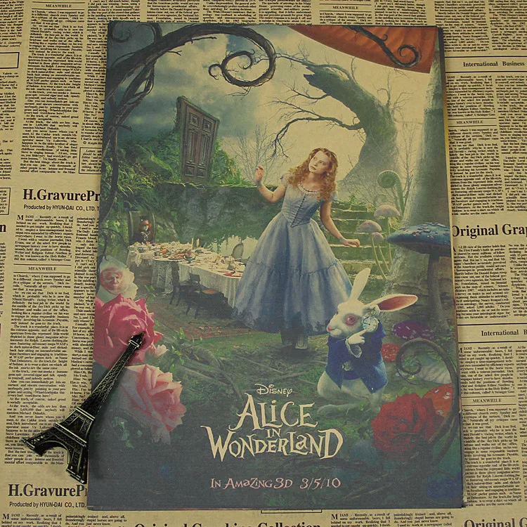 Alice In Wonderland Poster Tim Burton