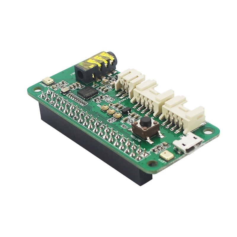 ReSpeaker 2 Mics Pi Hat for Raspberry Pi 3 Model B+ Intelligent Voice ...