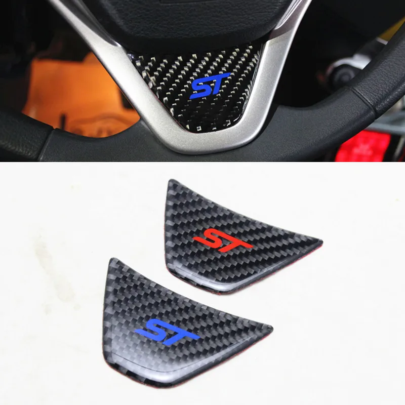 1pc Cool Sport ST Logo Steering Wheel Sequins Sticker Chrome Cover ...